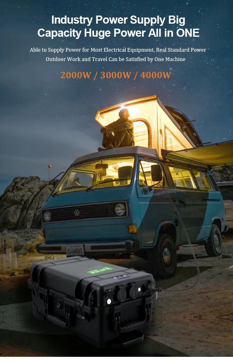 WHC Solar Portable Generator Best 3000w Power Station